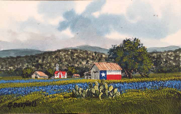 George Boutwell, Texas artist